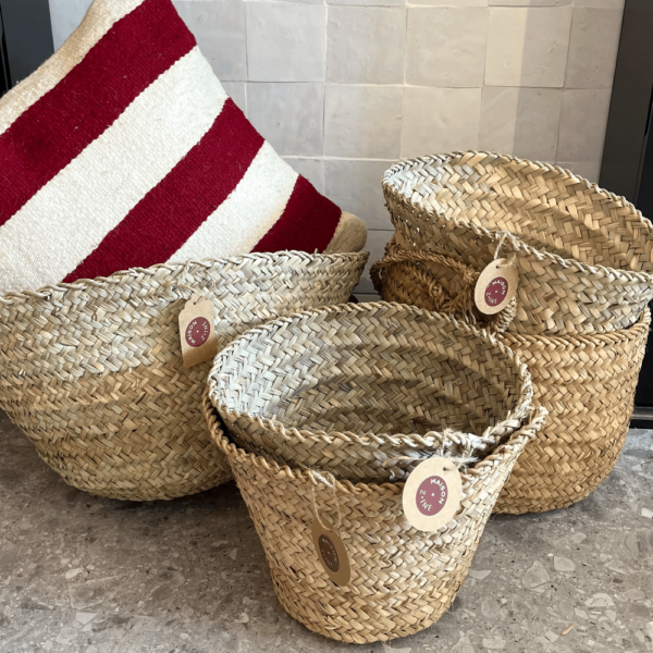 Panier Gouffa · Feuille de palmier - Maison Z·INE